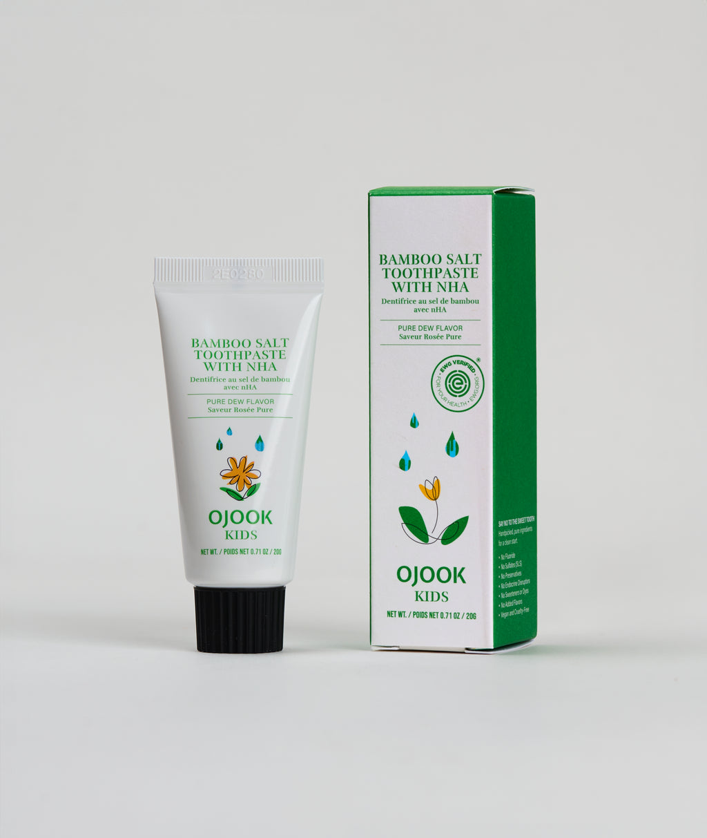Kids Korean Bamboo Salt Toothpaste with nHA - Pure Dew | OJOOK