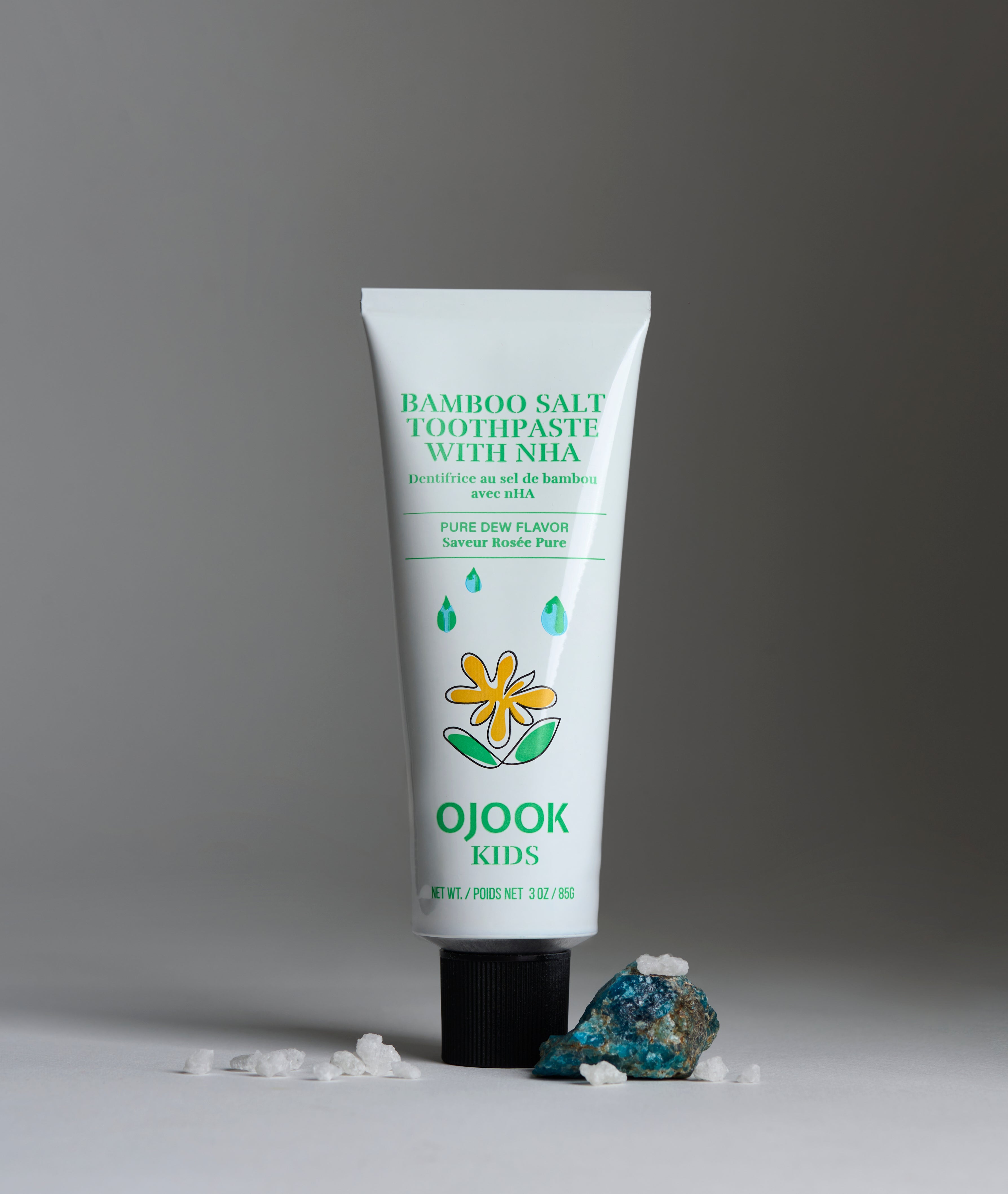 Kids Korean Bamboo Salt Toothpaste with nHA - Pure Dew | OJOOK