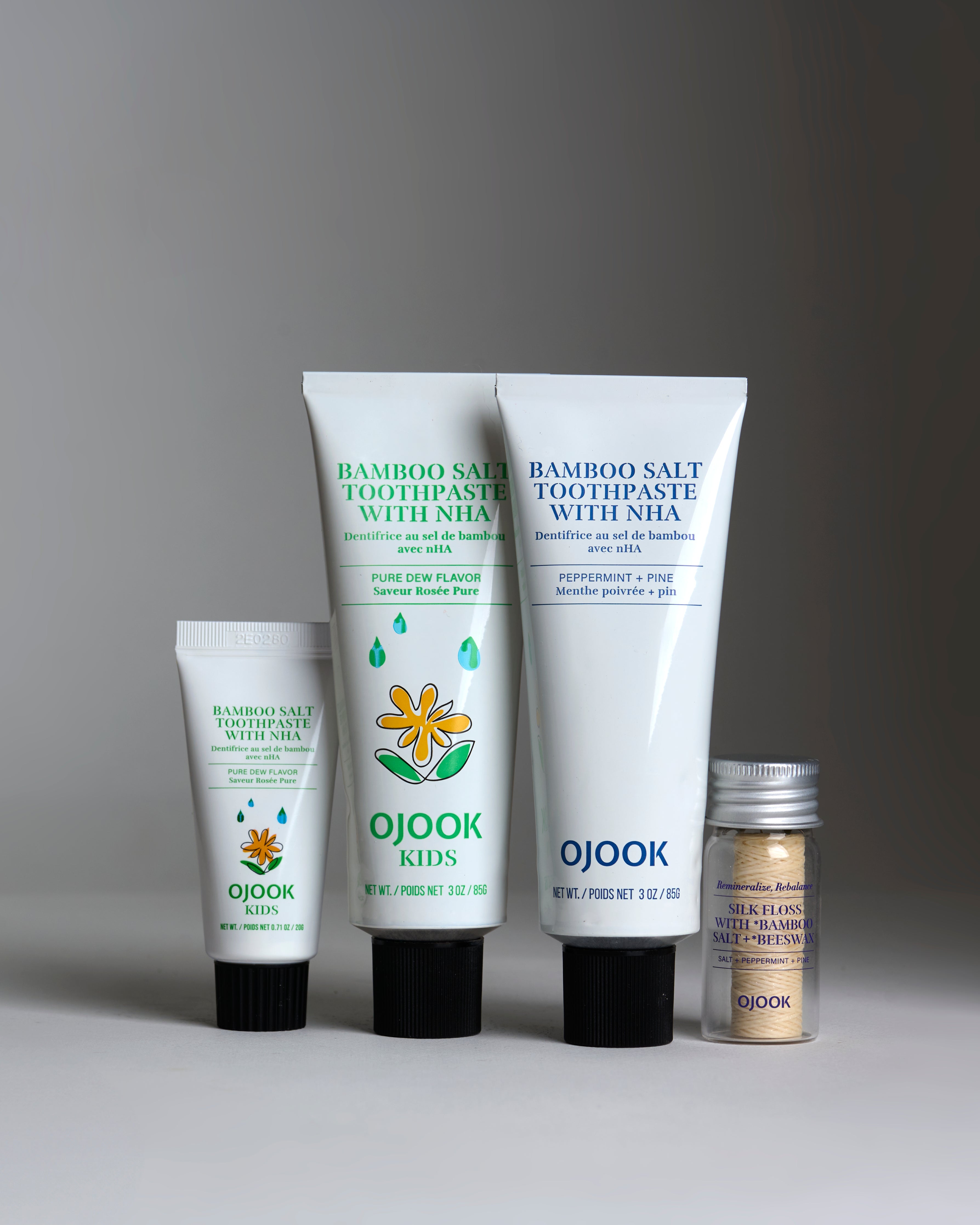 Kids Korean Bamboo Salt Toothpaste with nHA - Pure Dew | OJOOK